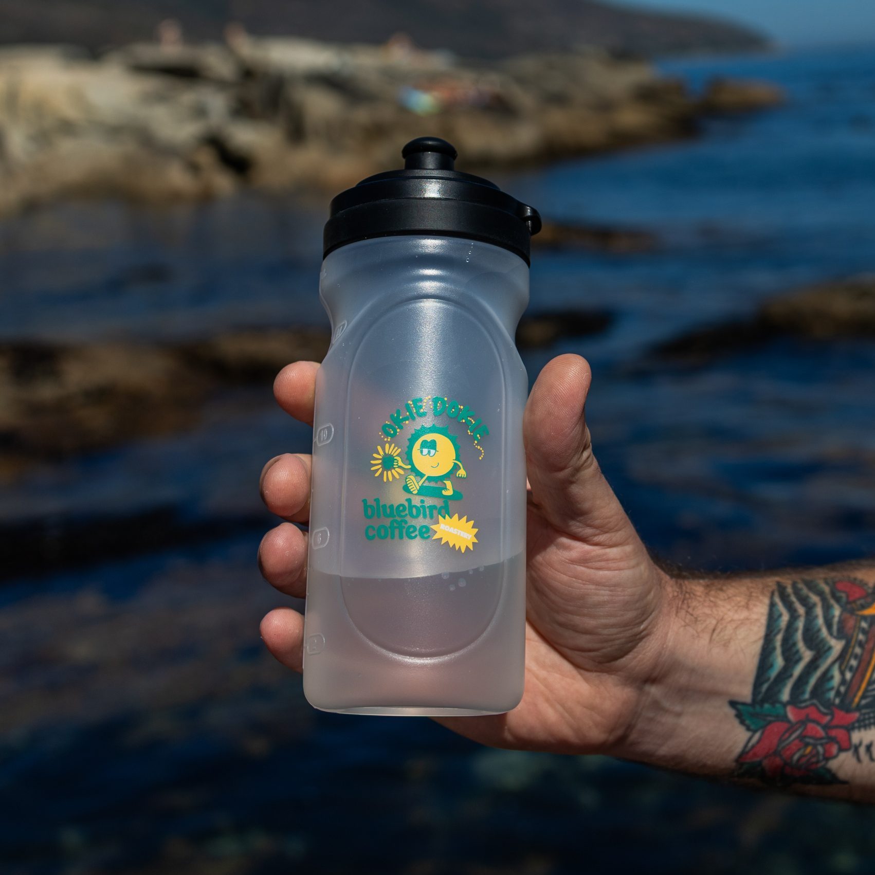 Okie Dokie Water Bottle | Graphic Merch | Bluebird Coffee Roastery
